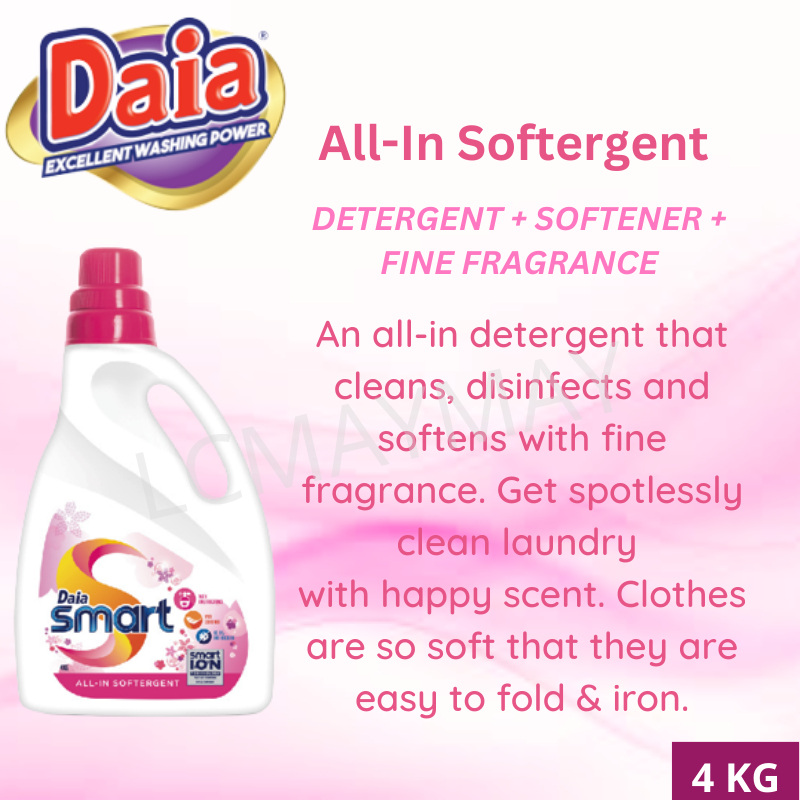 DAIA SMART Liquid Detergent 3.6L & 3.8L | Shopee Malaysia