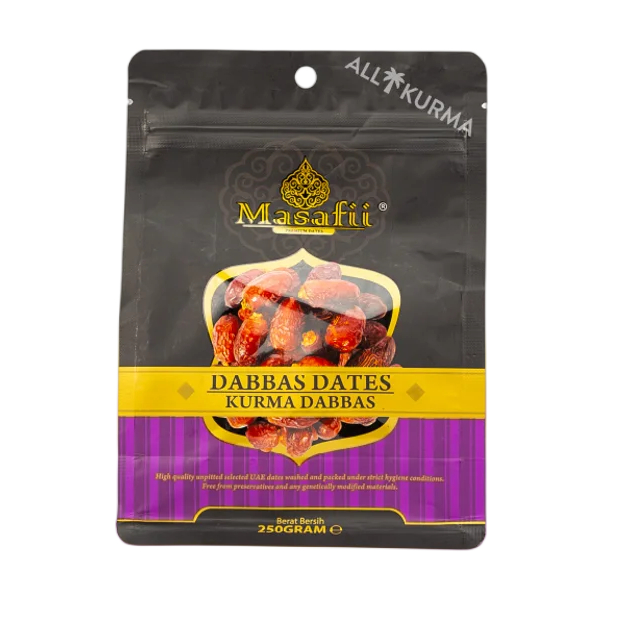 Masafii Premium Dates - Dabbas Dates Kurma Dabbas 250g 优质 椰枣 质地柔软，风味浓郁 ...