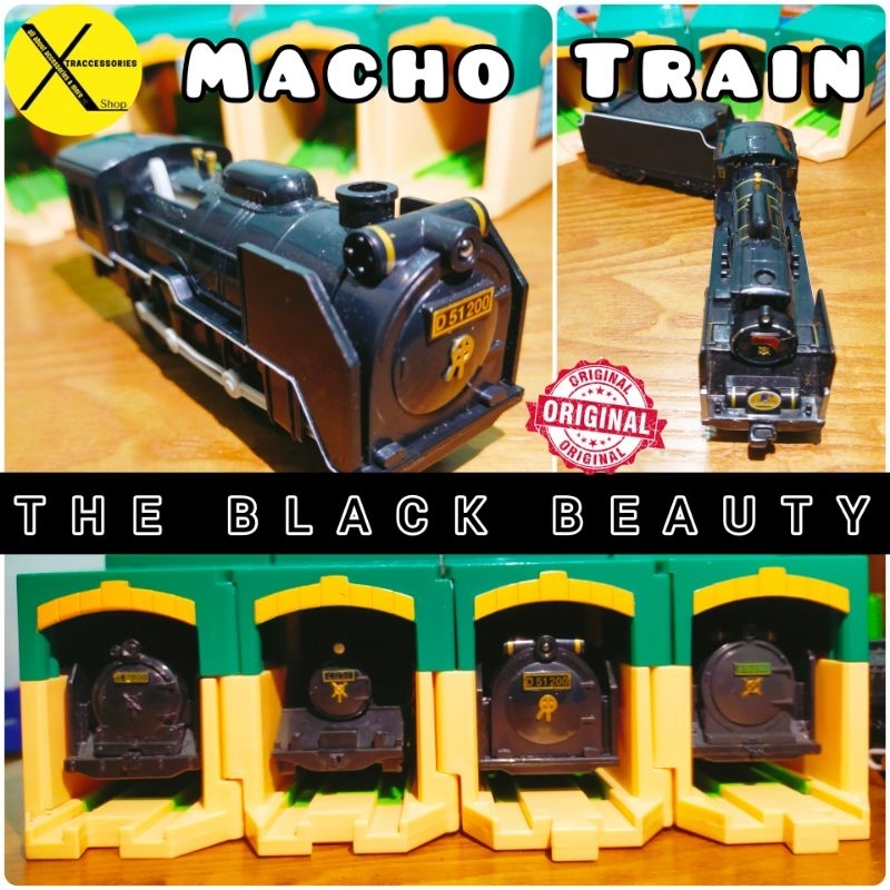 Japanese Locomotives Train Collection Motorized Kereta Api Hitam Mainan ...