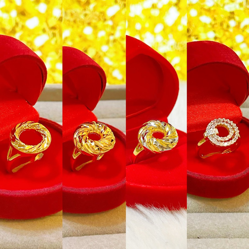 CINCIN DONUT 🍩 COP 916 ADJUSTABLE ( Emas bangkok / Emas korea 24k ...