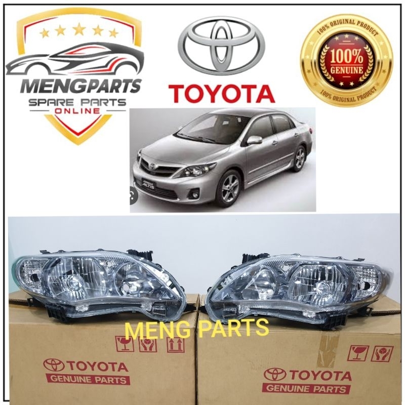 ORIGINAL TOYOTA ALTIS ZRE143 2010Y-2013Y HEAD LAMP UNIT USE *XENON /HID ...