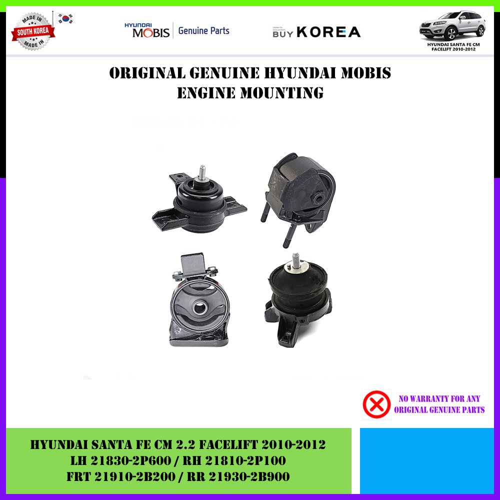 Hyundai Santa FE CM 2.2 Facelift 10-12 Genuine Ori Engine Mounting ...