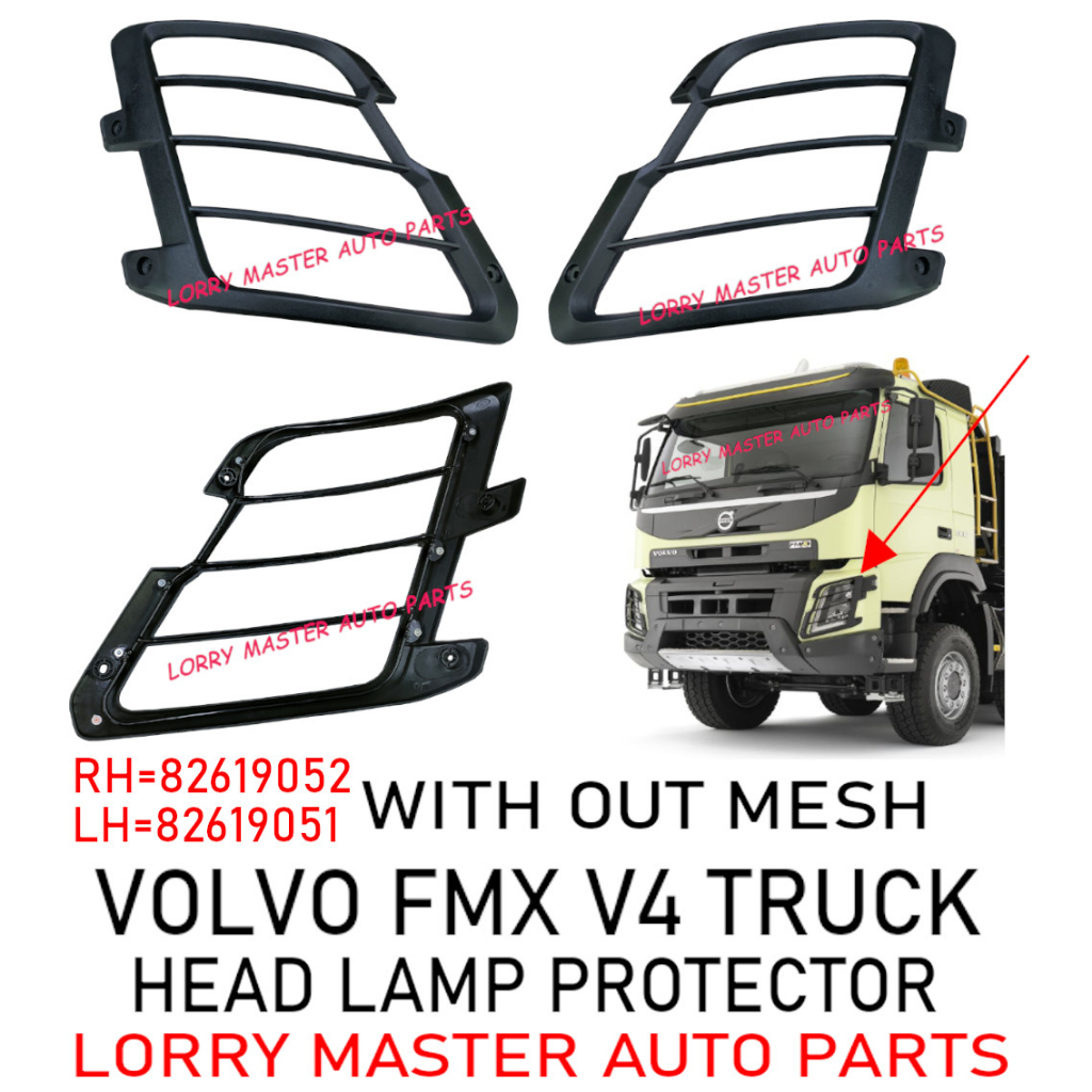 J110S14 HEAD LAMP PROTECTOR VOLVO FMX V4 LORRY TRUCK AKSESORY 82619051 ...