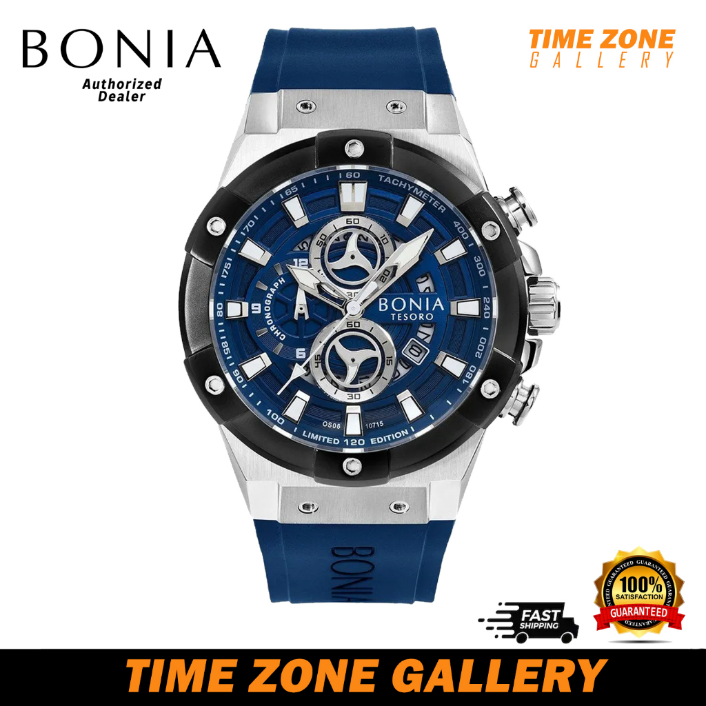 BONIA Tesoro Men Chronograph Limited Edition BNB10715-1082LE | Shopee ...