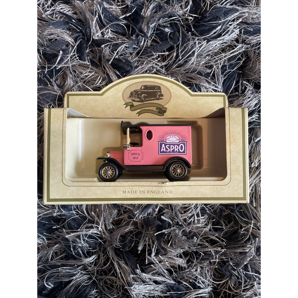 Lledo Ford Model T type in pink displaying Aspro C5810 | Shopee Malaysia