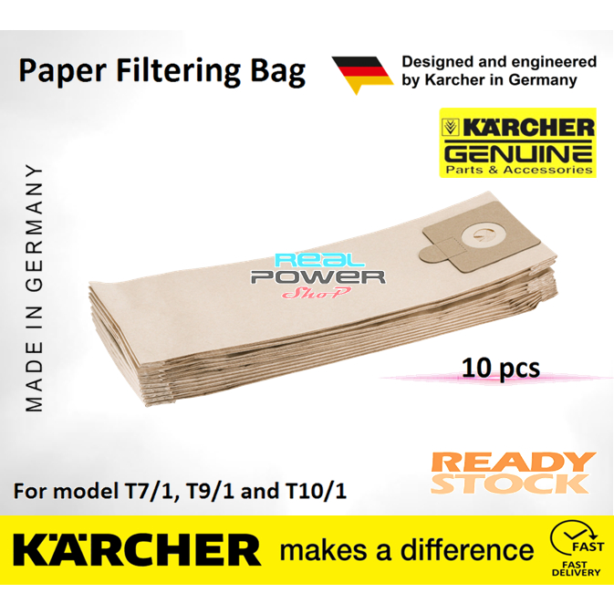 Karcher Paper Filtering Bag for T7/1, T9/1 and T10/1 [ Ready Stock ...