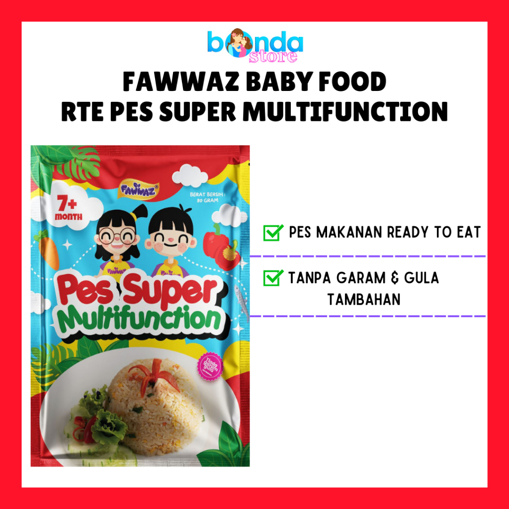 FAWWAZ BABYFOOD PES MAKANAN READY TO EAT PES SUPER MULTIFUNCTION 7M ...