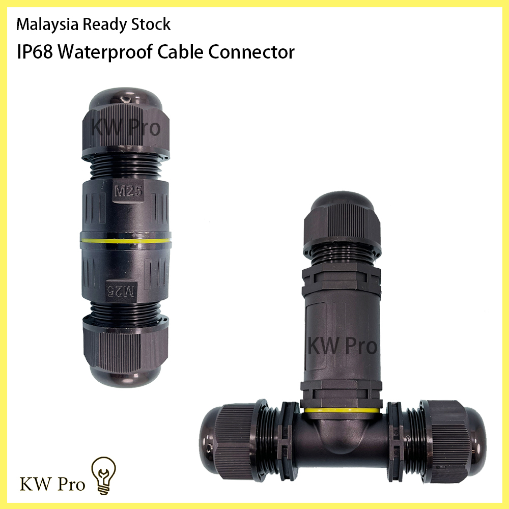 IP68 Waterproof Connector Outdoor Cable Connector Outdoor Waterproof Cable Joint Waterproof ...