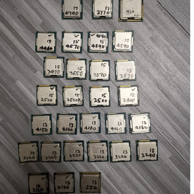 Intel LGA1150 1155 processor used i7 4790 i5 4670s 4440 3570 3550 3470 ...