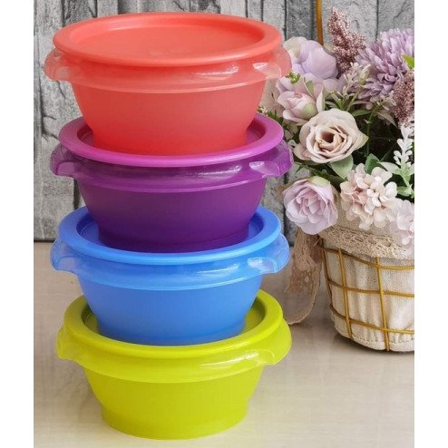Tupperware One Touch Bowl (4) 400ml OT | Shopee Malaysia