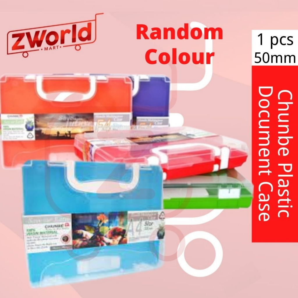 Chunbe 55mm A4 Plastic Document Case With Handle Multi Purpose Case ...