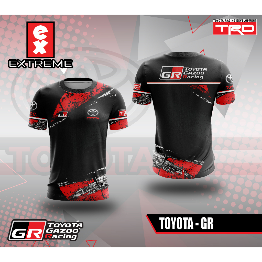 Toyota Gazoo Racing ( GR ) TRD Design Sublimation Jersey | Shopee Malaysia