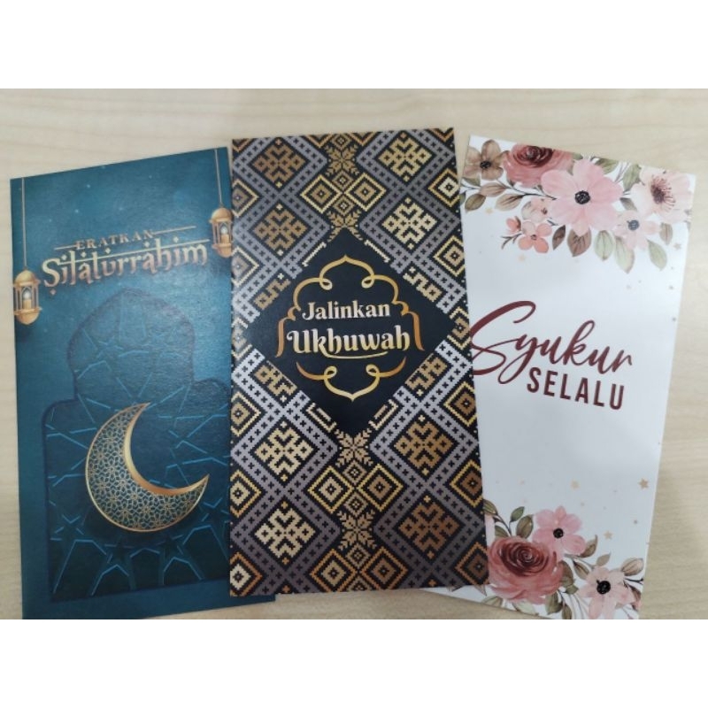 EKSKLUSIF SAMPUL RAYA PREMIUM (1 paket, 5pcs) | Shopee Malaysia