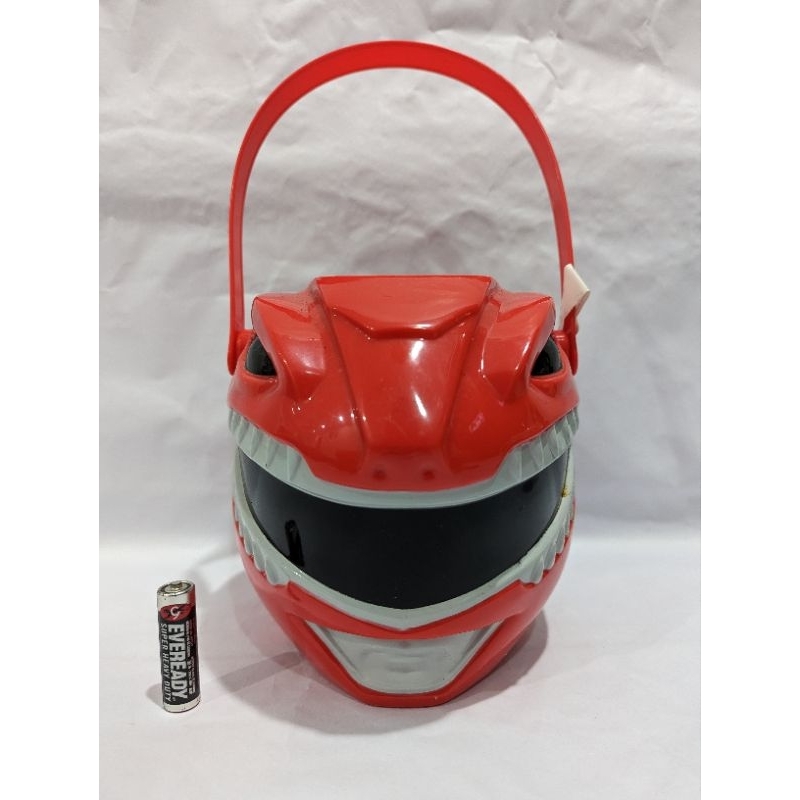 SABAN MMPR MIGHTY MORPHIN POWER RANGERS RED RANGER CONTAINER BUCKETS ...