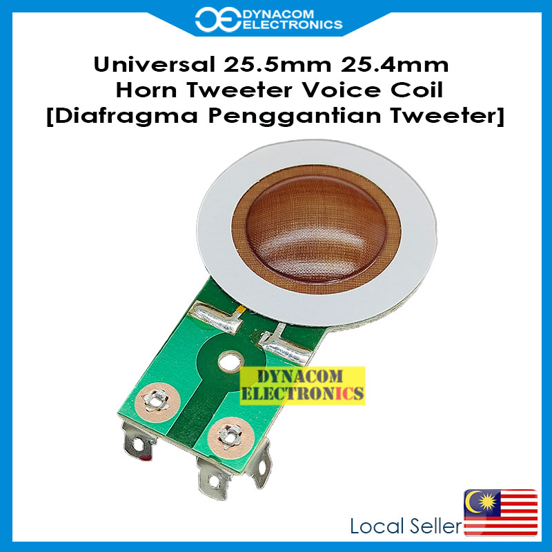 Universal 25.5MM 25.4MM Horn Tweeter Voice Coil Tweeter Diaphragm ...