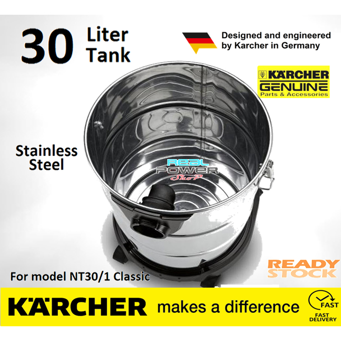 Karcher Stainless Steel Tank 30 Liter for NT30/1 Classic [ Ready Stock ...