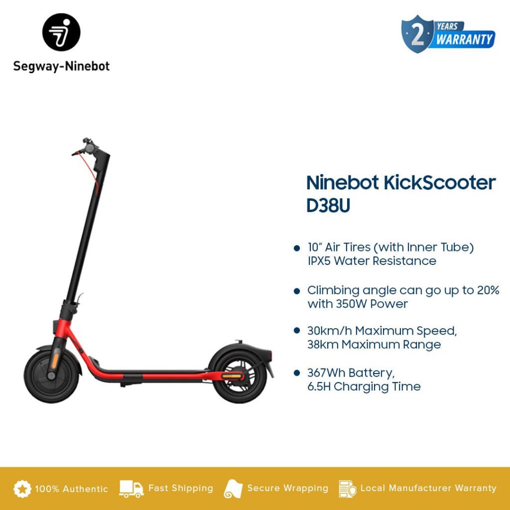 Xiaomi Segway-Ninebot KickScooter F2 / D18W / D38U / Max G2 Scooter ...