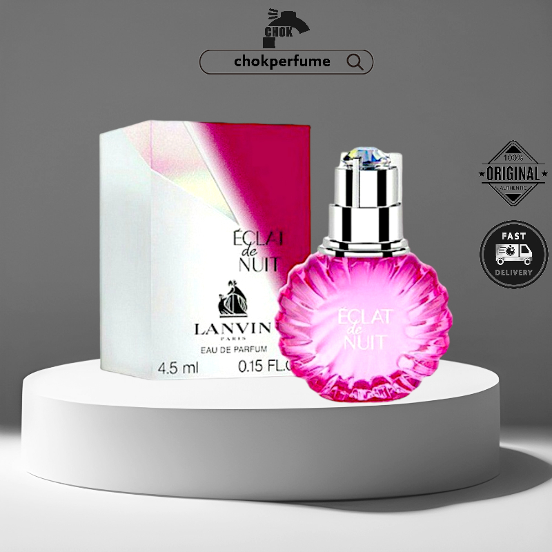 Authentic Lanvin Eclat De Nuit EDP 4.5ml Perfume Miniature (W) | Shopee Malaysia