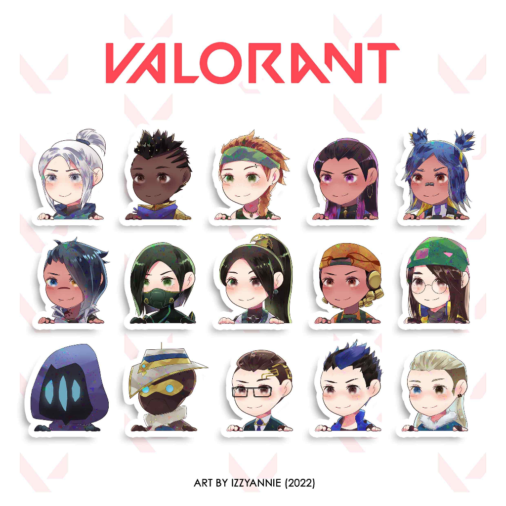 Valorant Stickers [Normal/Transparent] | Shopee Malaysia