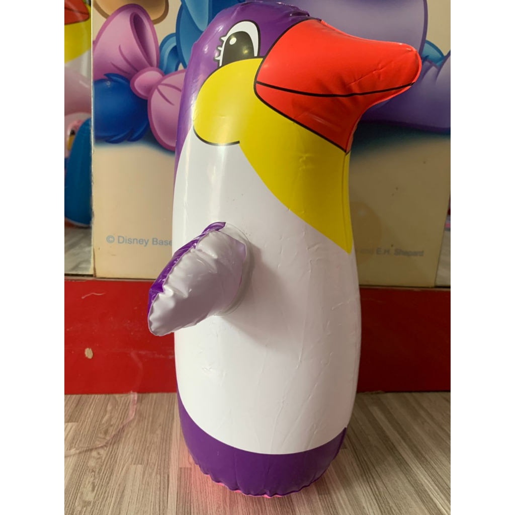 90cm Spider-man animals Inflatable Tumbler 3D Roly-poly Animals Bouncer ...