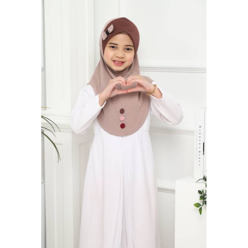 Tudung Sarung Budak Ribbon Button Instant Scaft Kids Plain Tudung Raya Viral Tudung Souk Budak ...