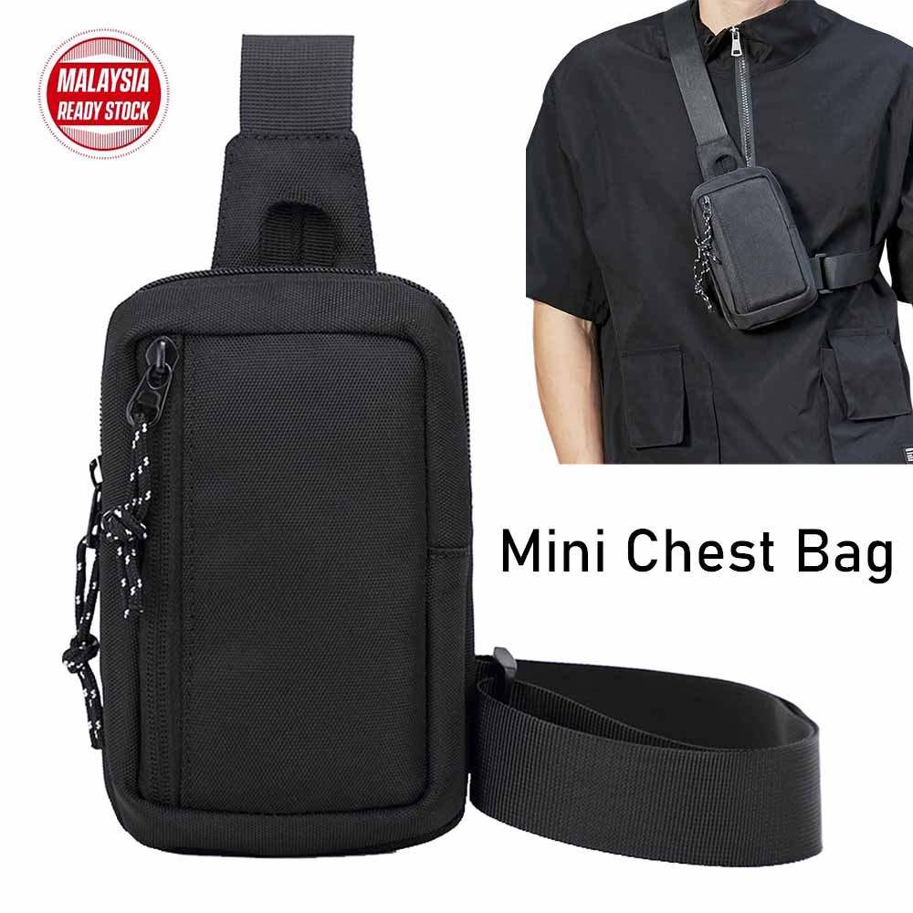 Mini Chest Bag Men Small Crossbody Bag Men Beg Lelaki kecil Beg Sandang ...