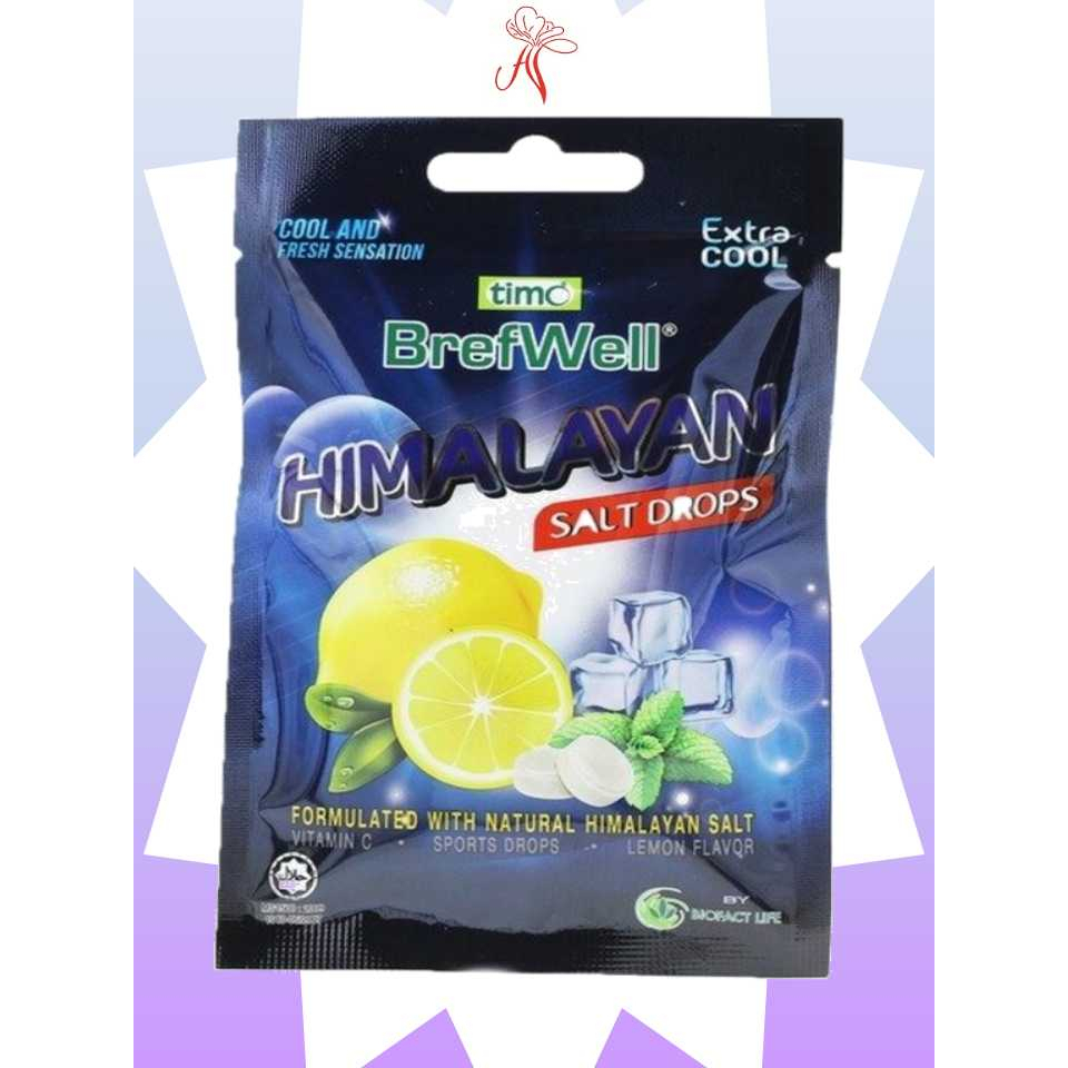 TIMO Brefwell Himalayan Salt Drops Candy 15g Vitamin C Lemon | Shopee ...