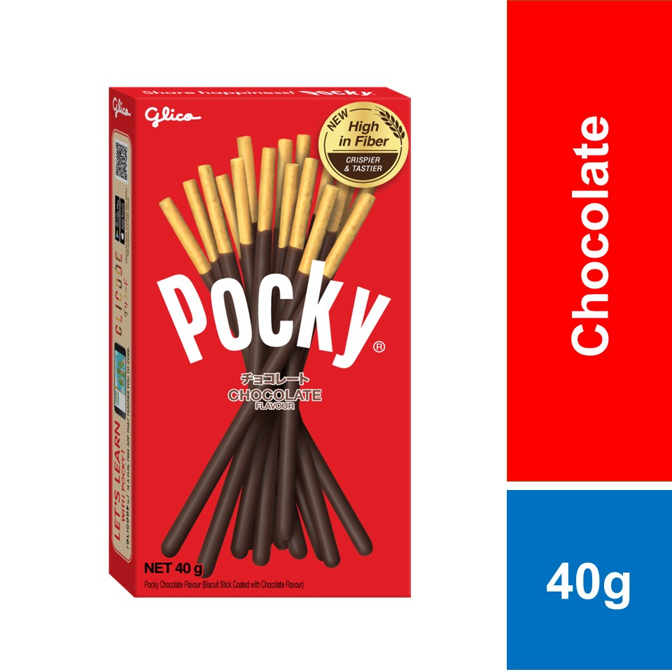 Glico Pocky Biscuit Stick Chocolate Flavor 40g / Glico Pocky Biscuit ...