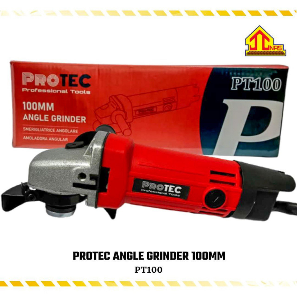 Angle Grinder 850W 4" Protec Professional Tools / Cutting Machine / Mesin Canai Pemotong Besi ...