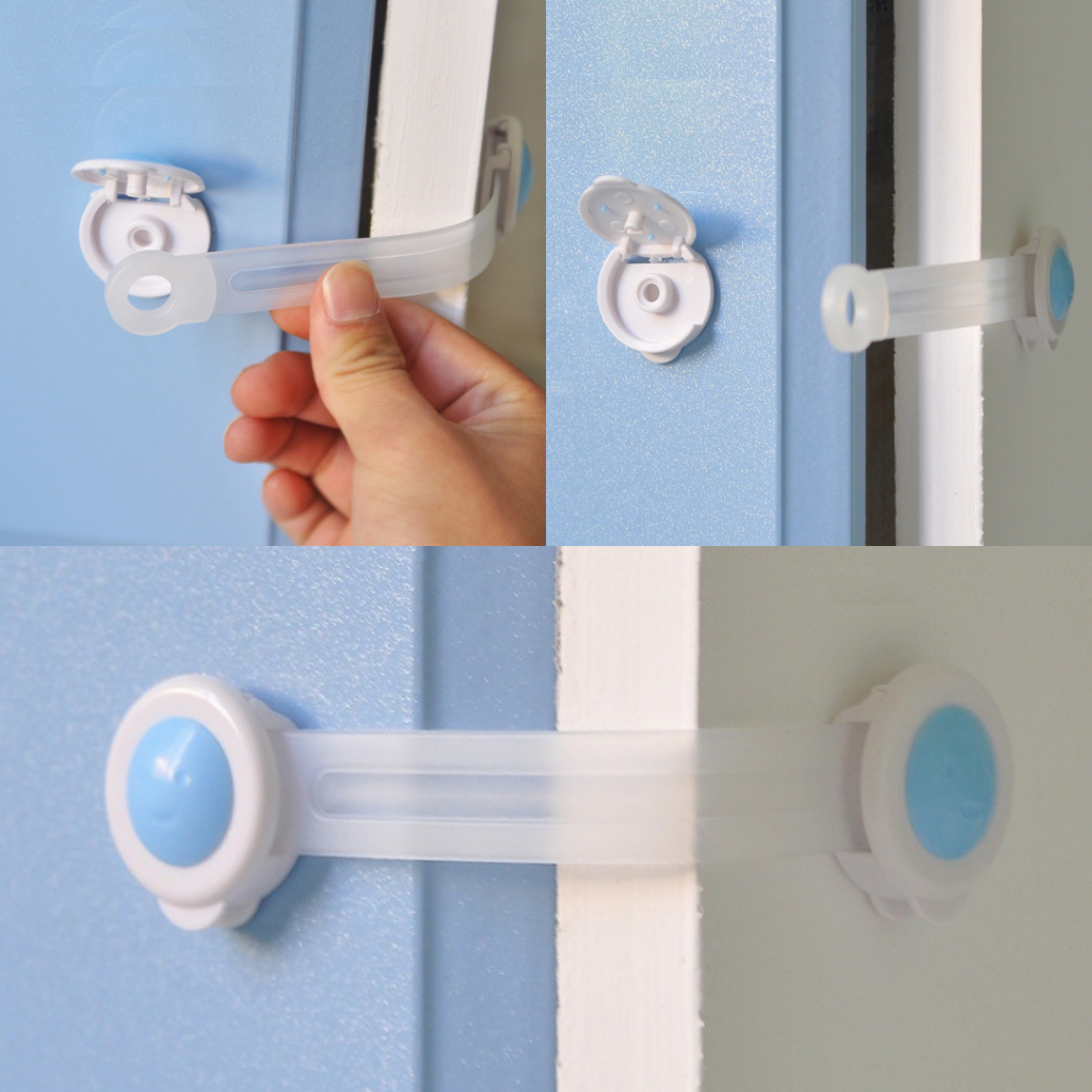 Child Baby Cabinet Safety Lock Cupboard Door Drawer Adjustable Lock ...