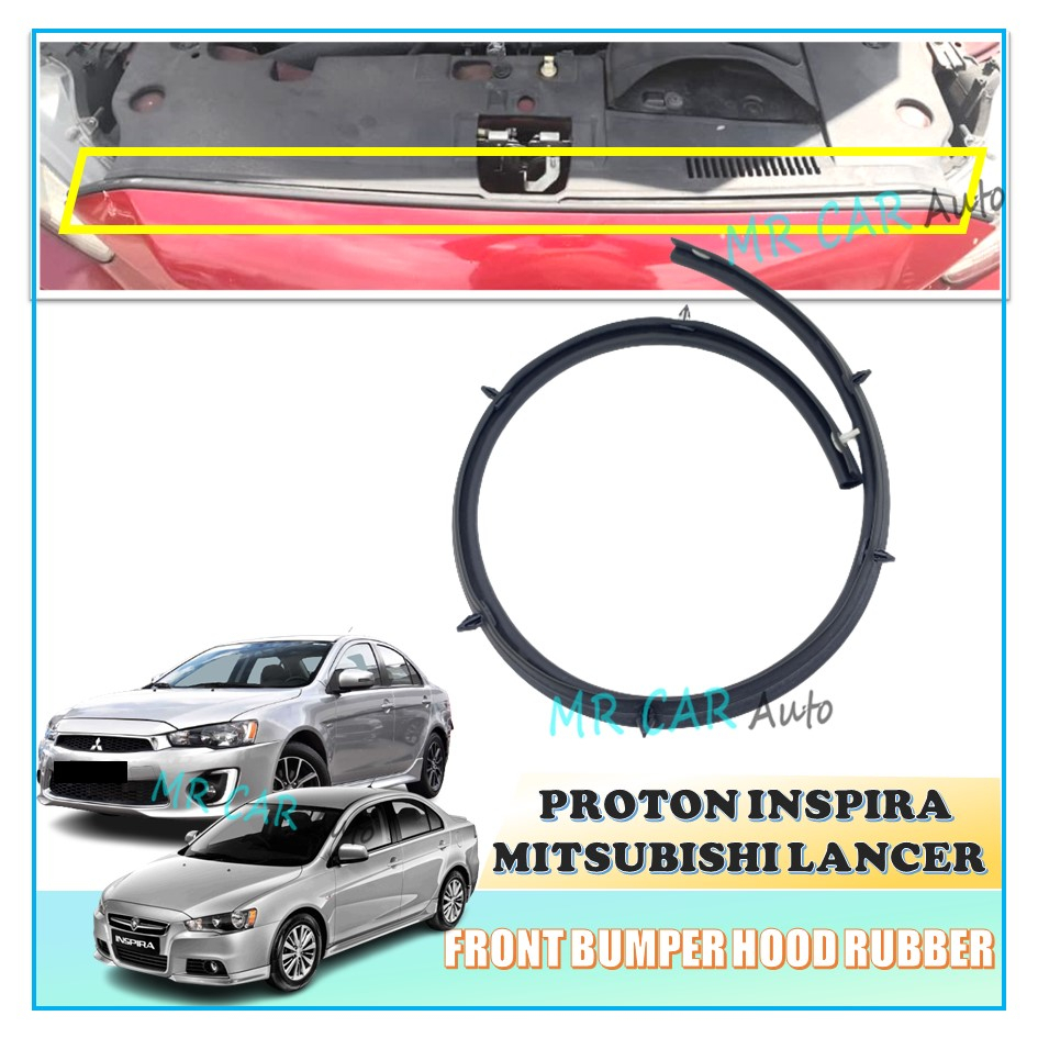 MITSUBISHI LANCER PROTON INSPIRA FRONT BUMPER HOOD RUBBER | Shopee Malaysia