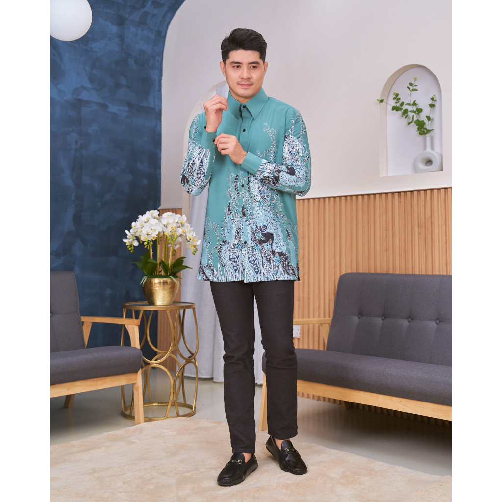[SIMPLY ALNA] pt2 KEMEJA BATIK SULTAN LUVLA / BAJU BATIK LELAKI LENGAN ...