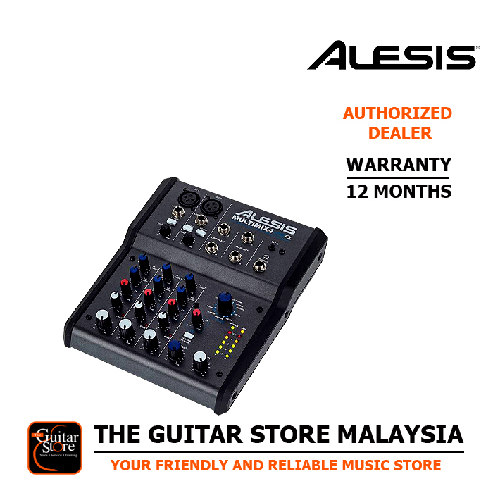 Alesis MultiMix 4 USB Mixer (Multimix4 USB) / Multimixer / Mixer ...