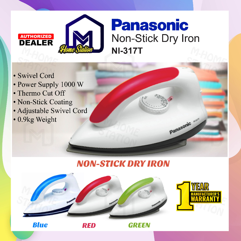 Panasonic Iron Non-Stick Coating NI-317T NI-317TASK / NI-317TVSK / NI ...