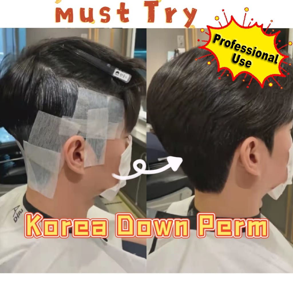 Korea Men's Perm Down Perm/Ubat Luruskan Rambut/BREMOD KERATIN Hair ...