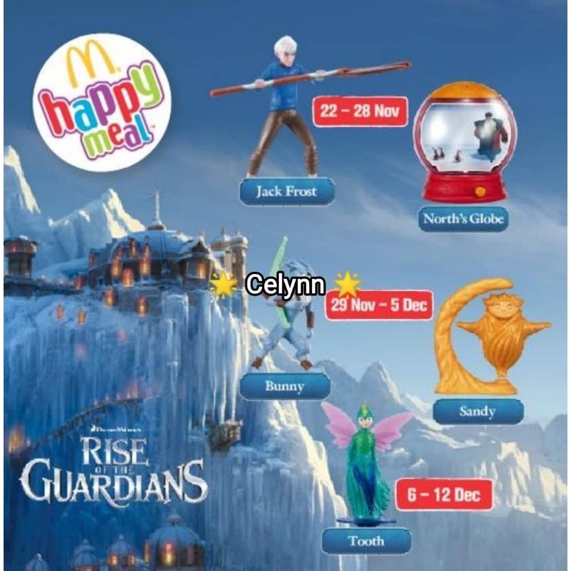 Mcdonalds Mcdonald's Mcd Happy Meal Vintage Toy Dreamworks Rise of the ...