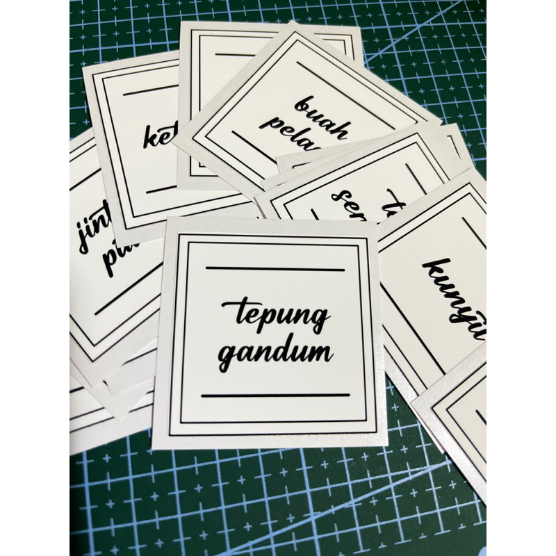 pantry label sticker dapur perasa perencah pelbagai | Shopee Malaysia