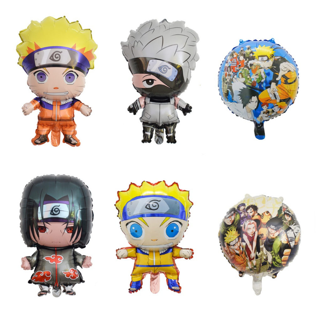 [Ready Stock] Naruto Cartoon Theme Foil Balloon Anime Ninja Party ...