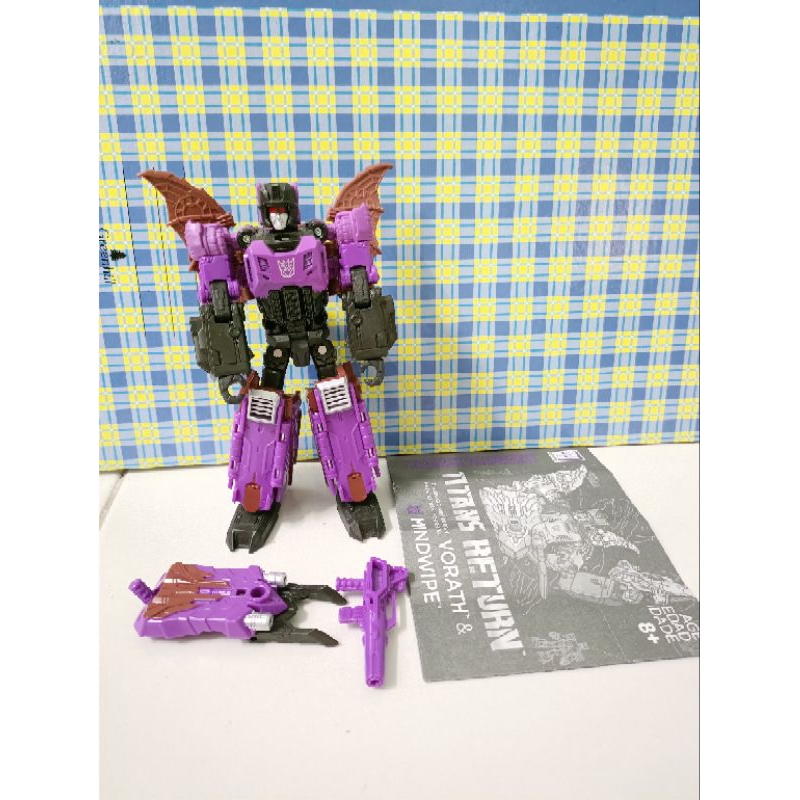 Hasbro Transformers Titan Return Deluxe Class VORATH MINDWIPE | Shopee ...