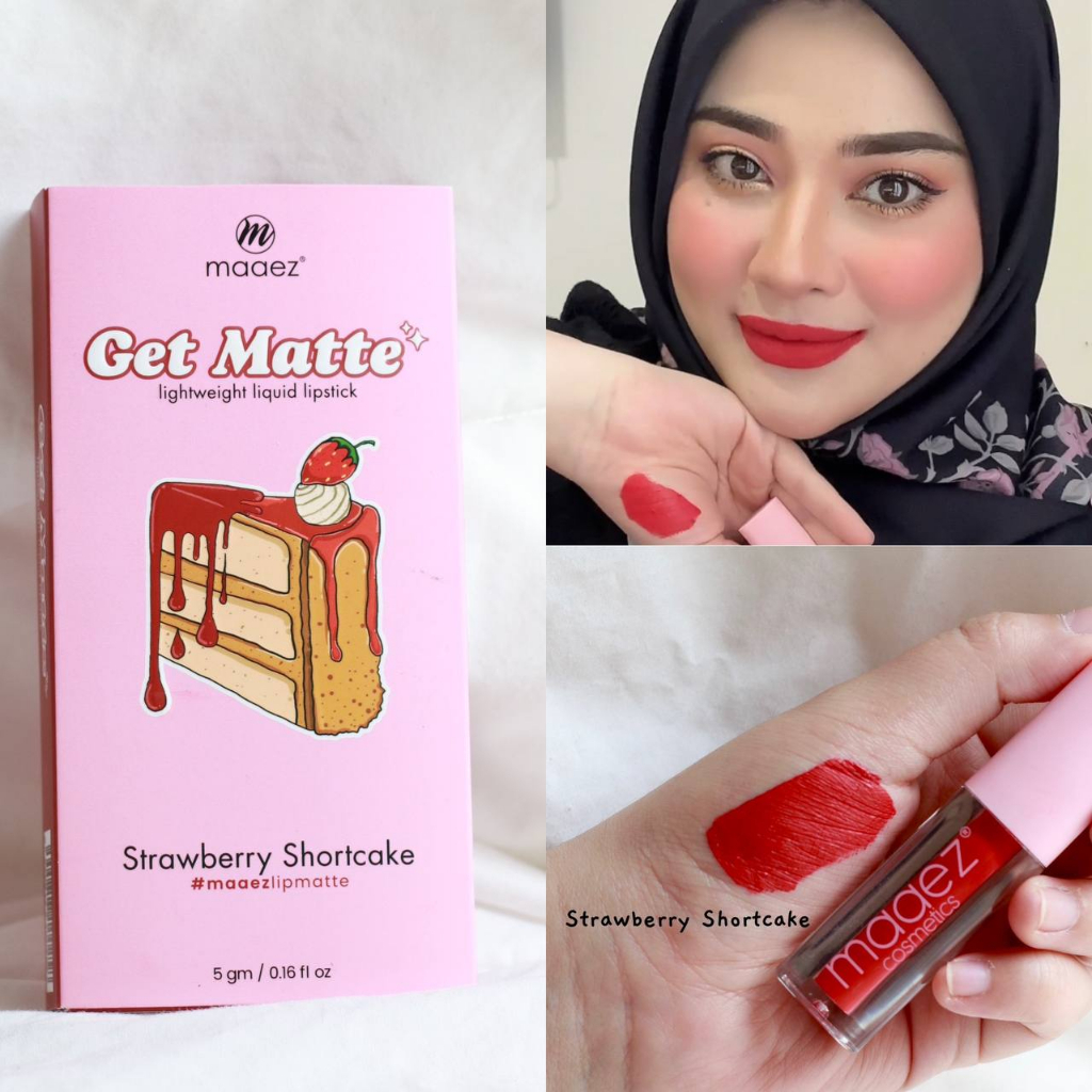 Maaez Lipmatte Get Matte Lightweight Liquid Lipstick Danish MM Sprinkle ...
