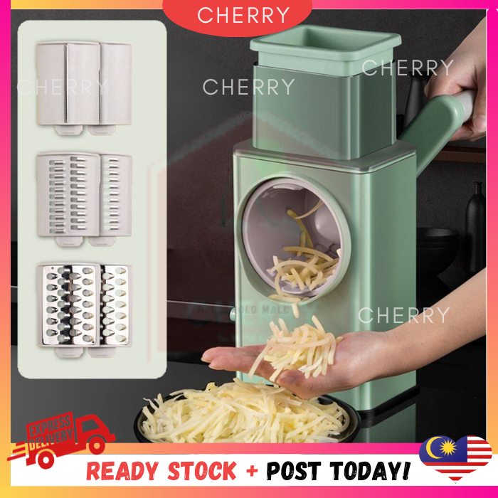 🍒CHERRY🍒 Multifunctional Vegetable Grater Cutter Slicer Shredder Hand ...