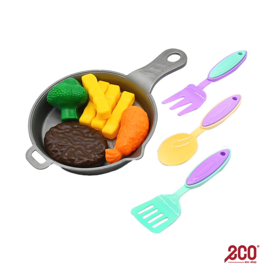 Joyit Western Food Cooking Toy Playset with Kitchen Utensils AB-L005 ...
