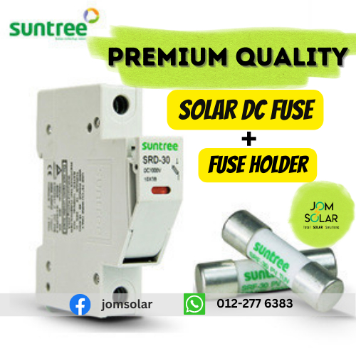 Suntree SRD-30 Solar PV DC 1000V 1P Fuse Holder with 32A Fuse for solar ...