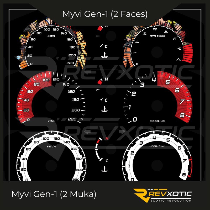 Papan Panel Meter CUSTOM Perodua MYVI GEN-1 GEN1 First Generation ...