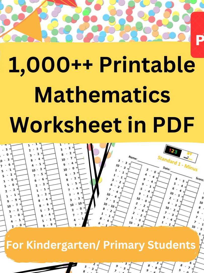 HFA SOFT COPY Mathematics Worksheets 1000 Questions Addition ...