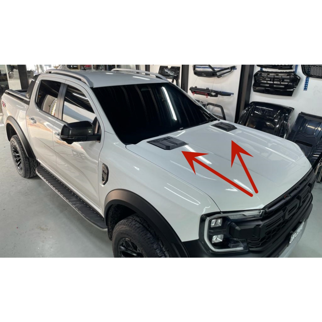 Raptor Style Bonnet Scoop For Ford Ranger T9 XL XLT XLT Plus Wildtrak ...