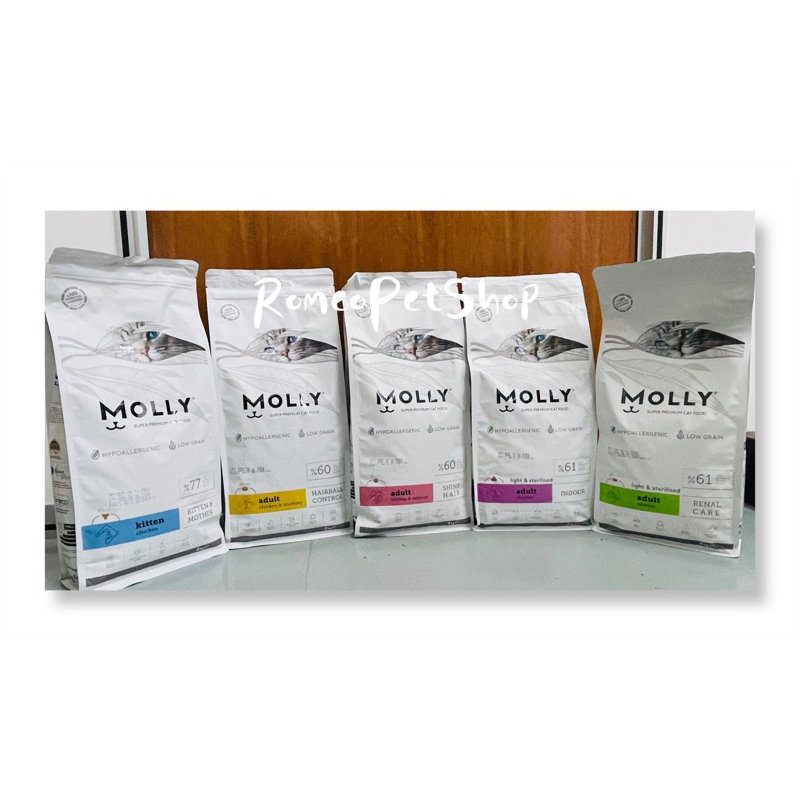 Molly Cat Food Repack 1kg / Original 2kg All Range Ready Stock | Shopee ...