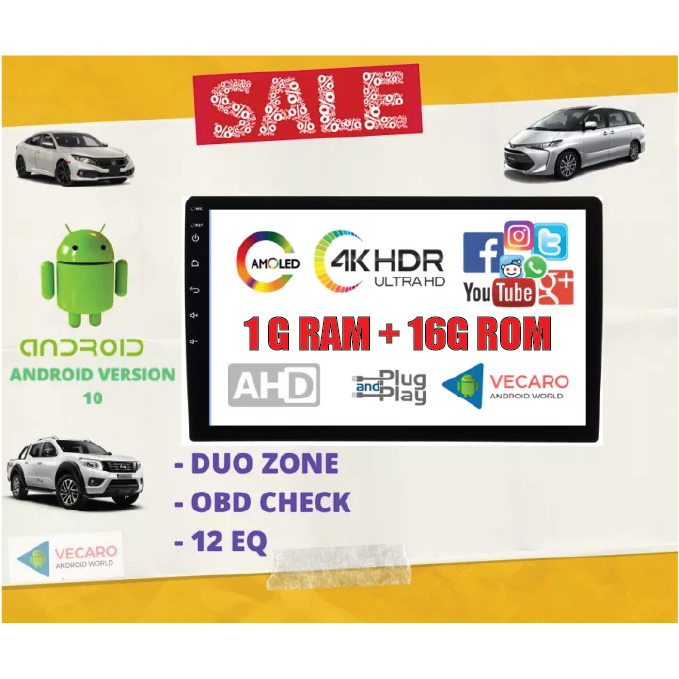 KERETA ANDROID PLAYER / CAR ANDROID PLAYER | Shopee Malaysia