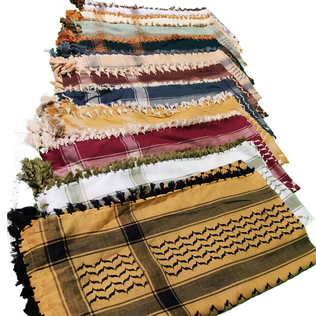 luxury arab 50" shemagh scarf men women large palestine arfat head ...