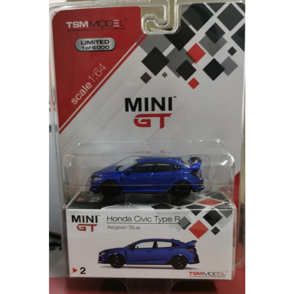 TSM Mode - Mini GT : HOnda Civic Type R #2 - Aegean Blue | Shopee Malaysia